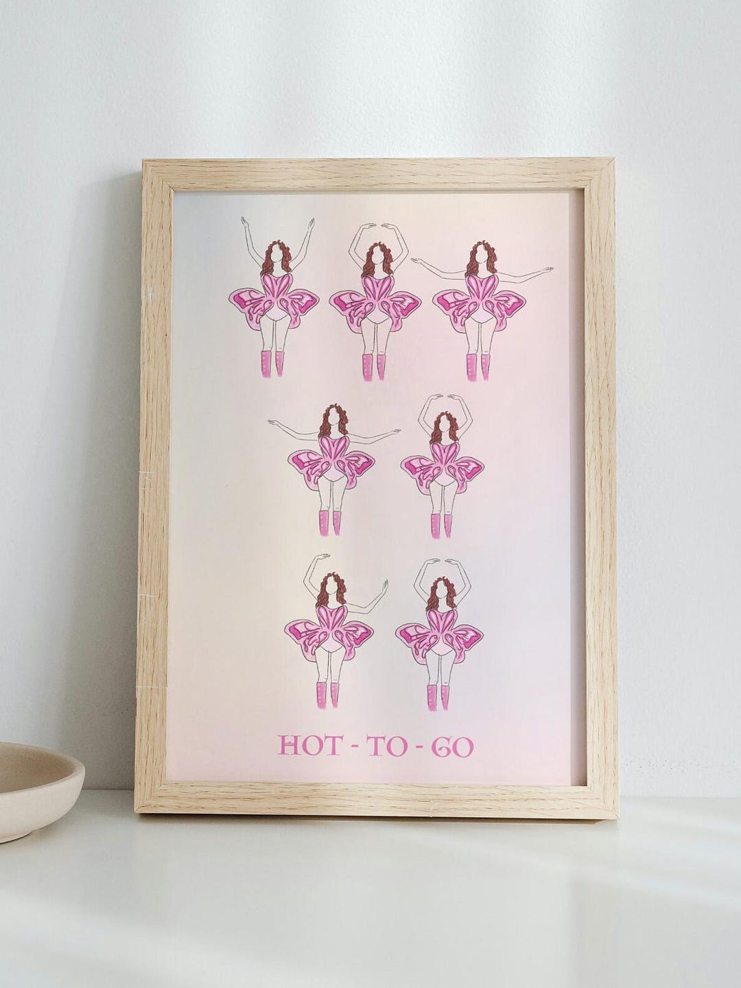 Chappell Roan 'hot to Go' A4 Art Print: Hand-drawn Design - Etsy Australia