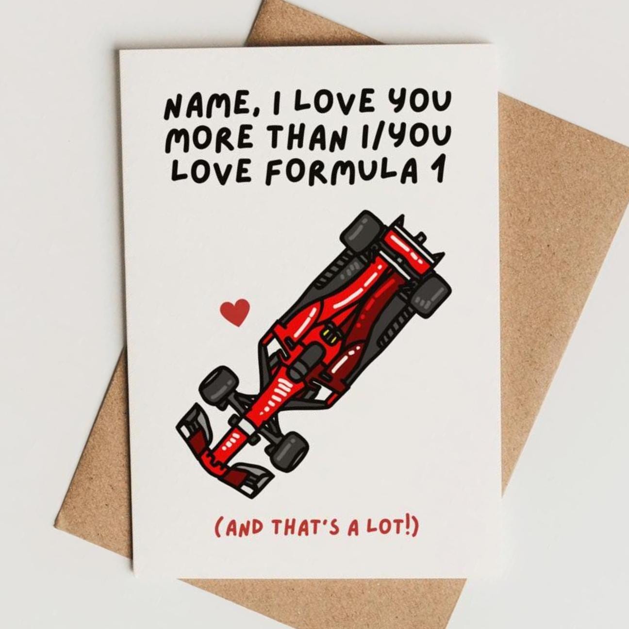 Personalized Formula 1 Card - Funny F1 Racing Gift - Etsy UK