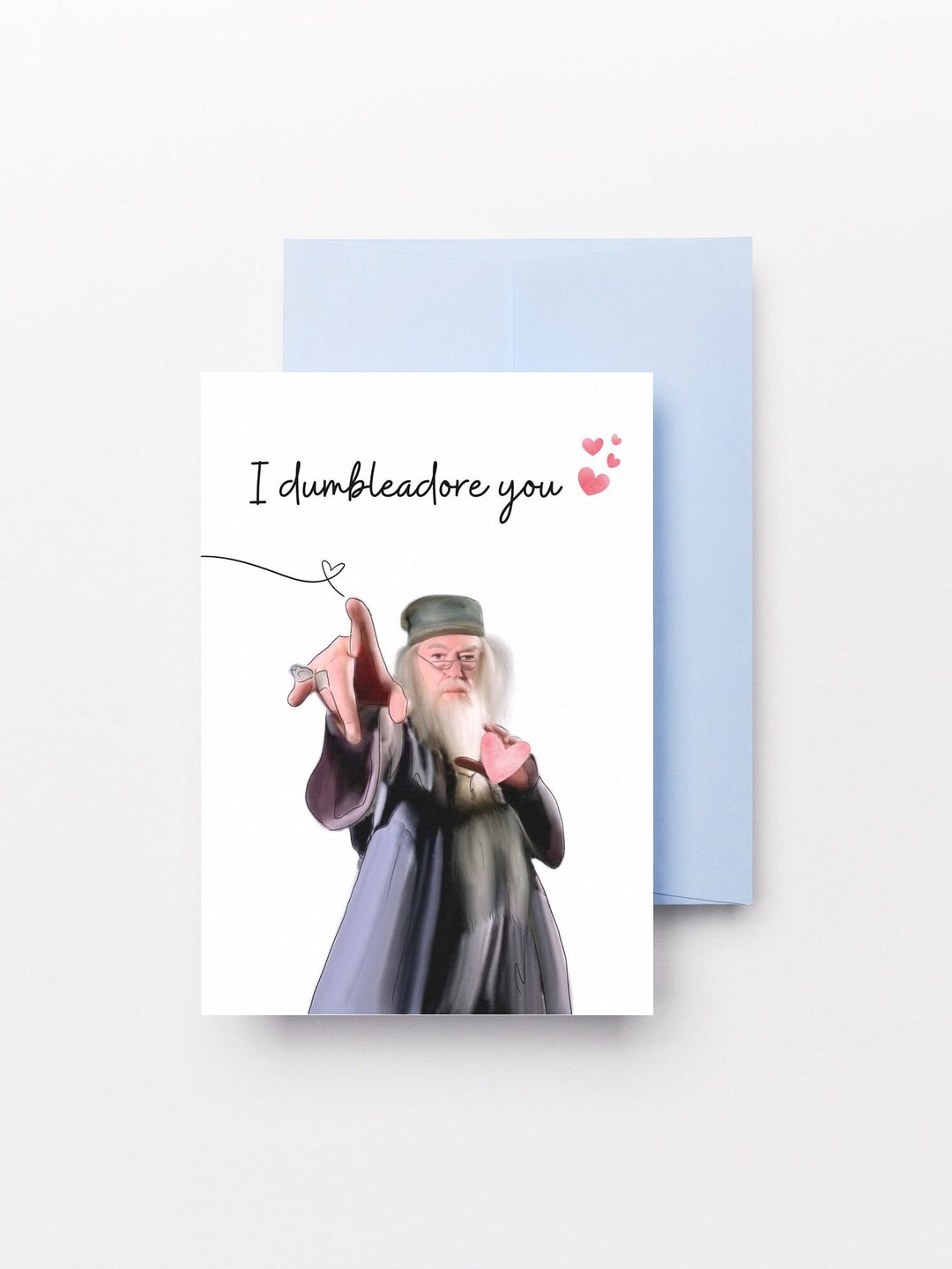 Dumbledore Card I Dumbleadore You Relationship Valentine Love You ...
