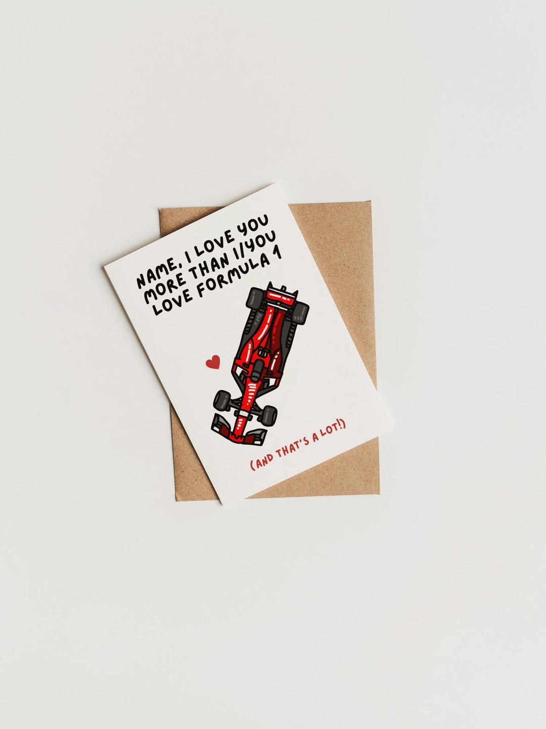 PERSONALISED Card - Formula 1 - F1 - Choose Wording - Funny - Gift for ...