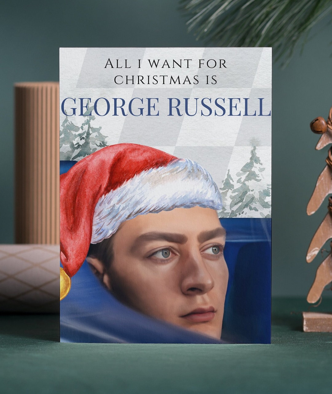 George Russell Christmas Card F1 Christmas Card Formula 1 Christmas ...