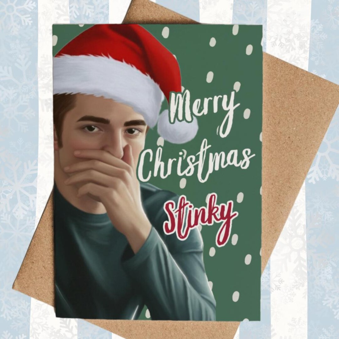 Edward Cullen Christmas Card - Funny Twilight Film Card - Etsy
