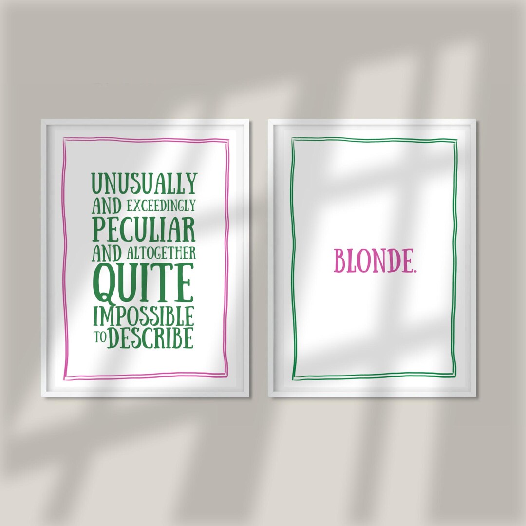 What is This Feeling WICKED A4 Gift for Her/him Wall Art Elphaba Glinda ...