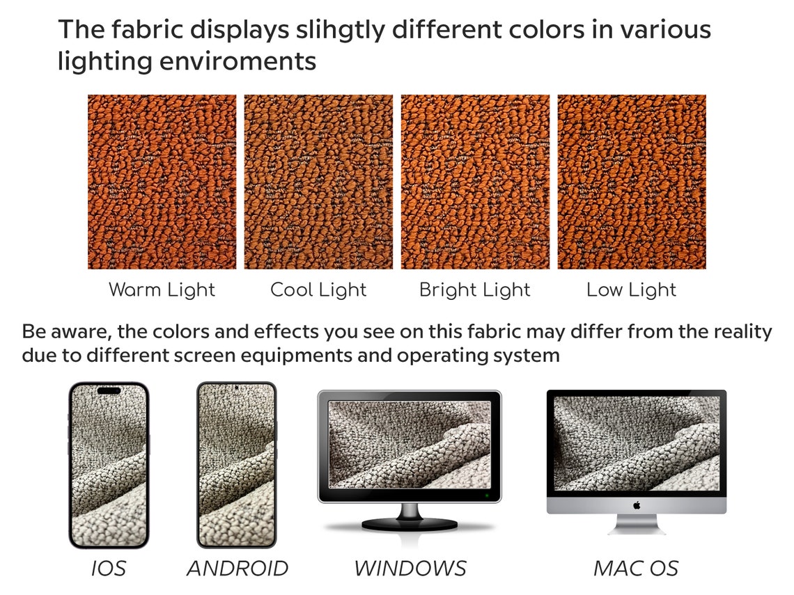 5x5 Inches Sample for Curly Boucle Upholstery Furnishing Fabric ...