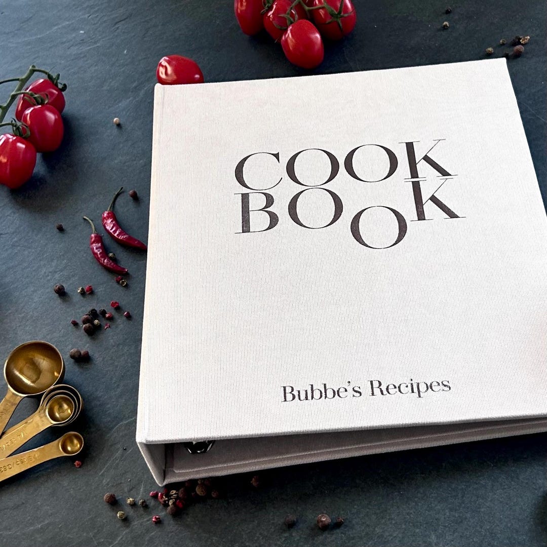Family Recipe Book Binder – Long Lasting Heirloom Cookbook for ...