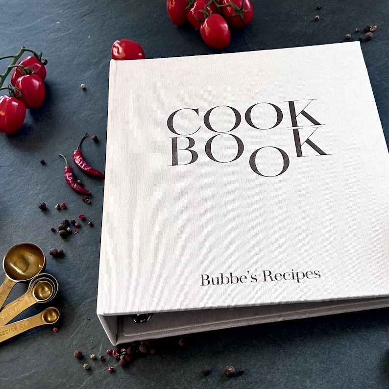 Family Recipe Book Binder – Long Lasting Heirloom Cookbook for ...