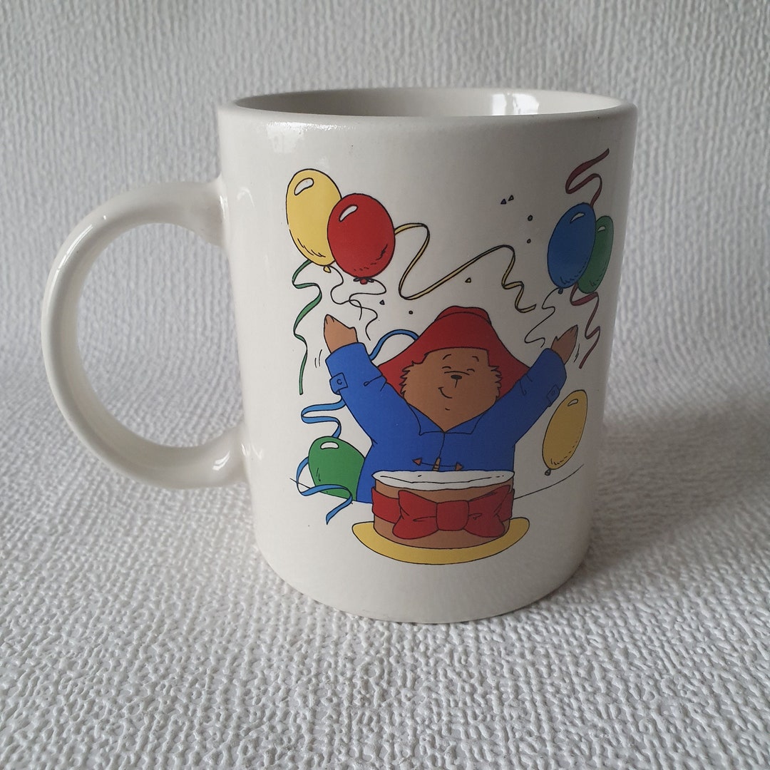 Vintage Paddington Mug paddington Bear's Birthday, Large Ceramic Coffee ...