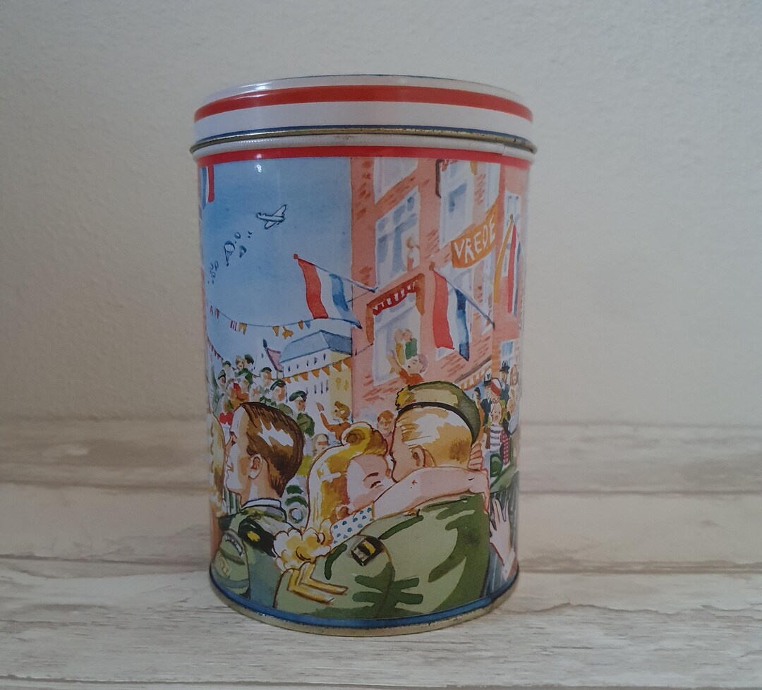 Vintage Storage Tin '50 Years of the Netherlands Liberated (1945-1995 ...