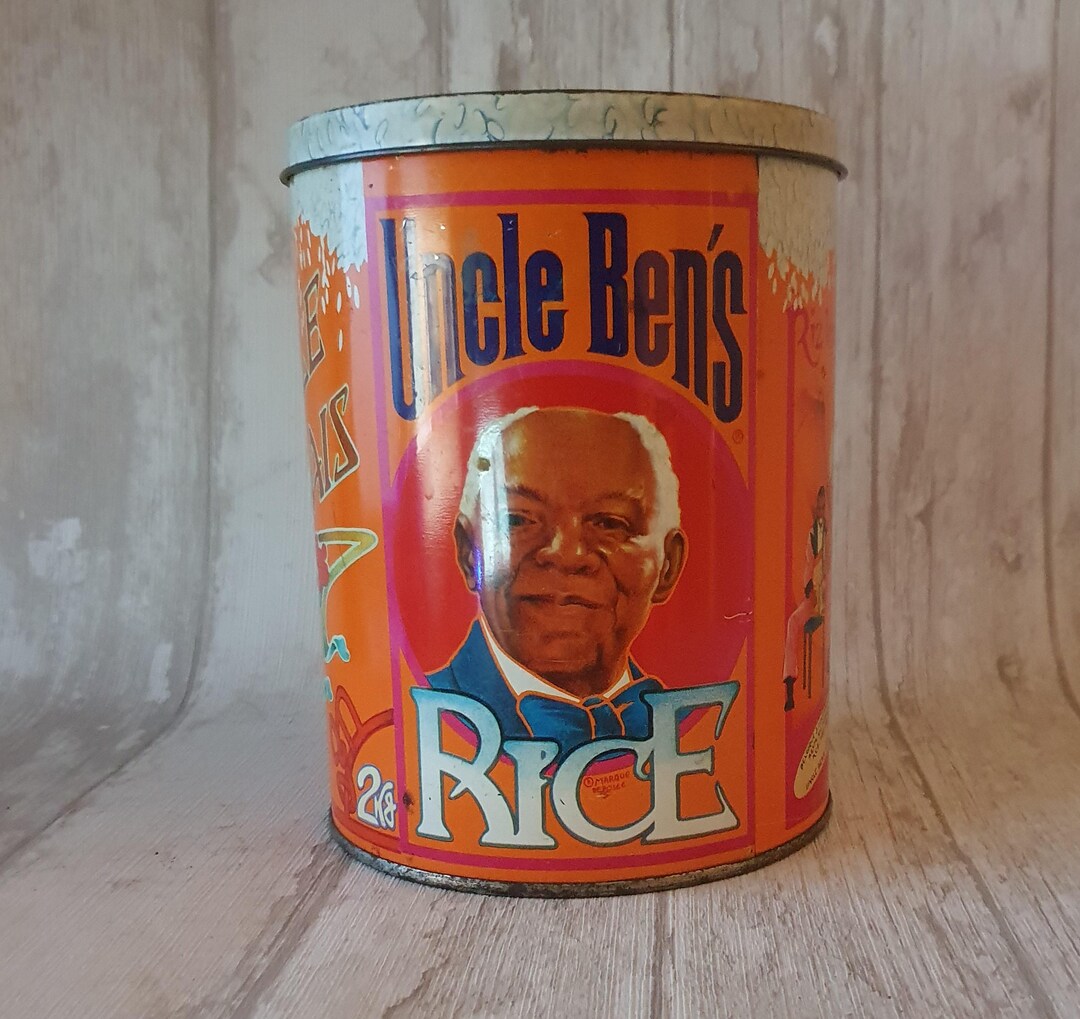 Uncle Ben's Rice Large 2 Kg Vintage Mid-century Rice Tin Original Uncle ...