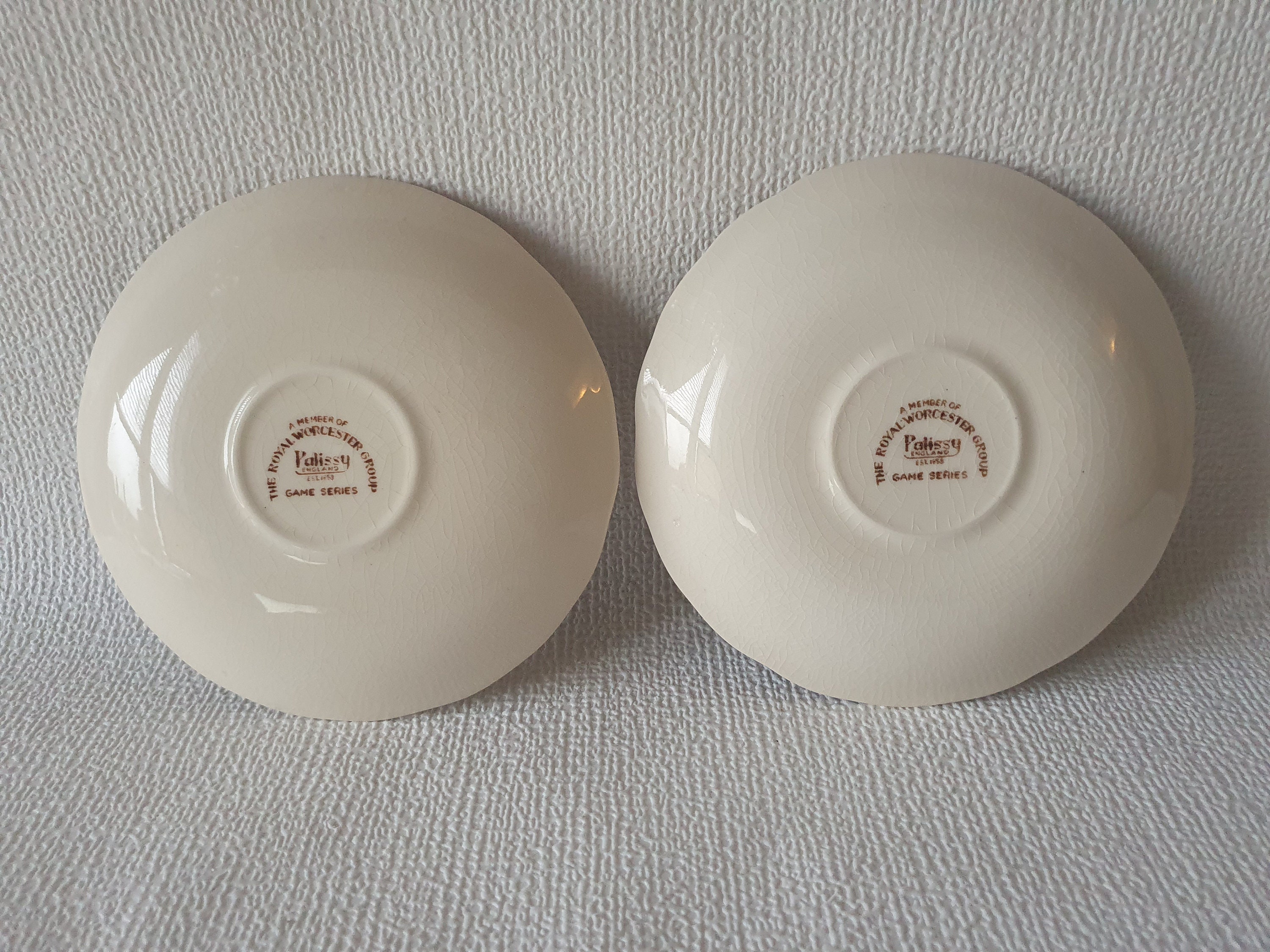 The Royal Worcester Group Palissy England 'game Series' 3 Sets of 2 ...