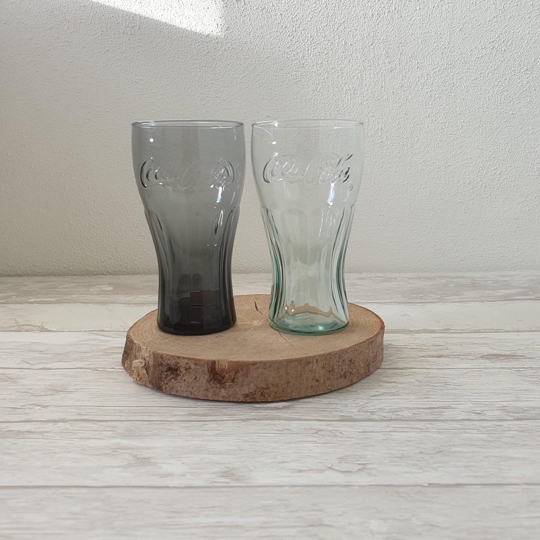 Coca-cola Set of 2 Long Drink Glasses | Anthracite and Transparent ...