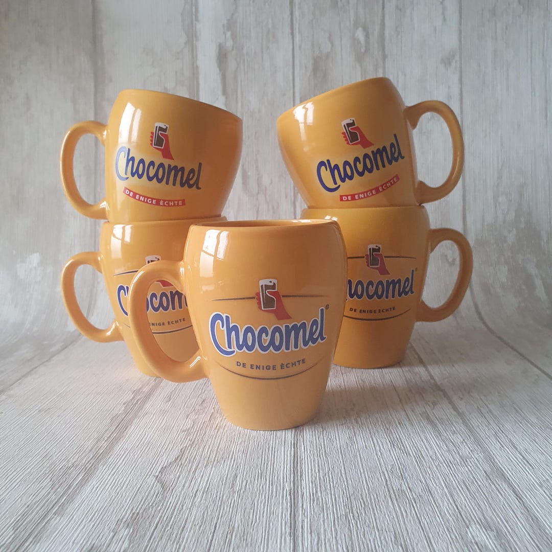 Chocomel Nutricia Yellow Cups or Mugs With Handle for Hot Chocolate ...