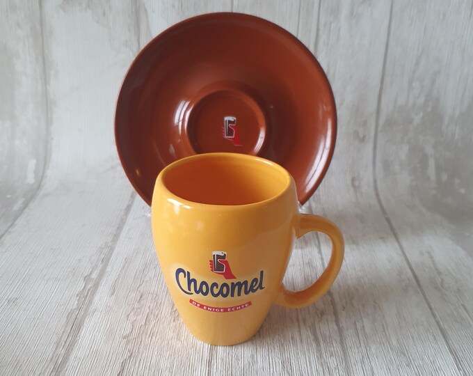 Chocomel Nutricia Yellow Cup With Saucer for Hot Chocolate Milk | Set ...