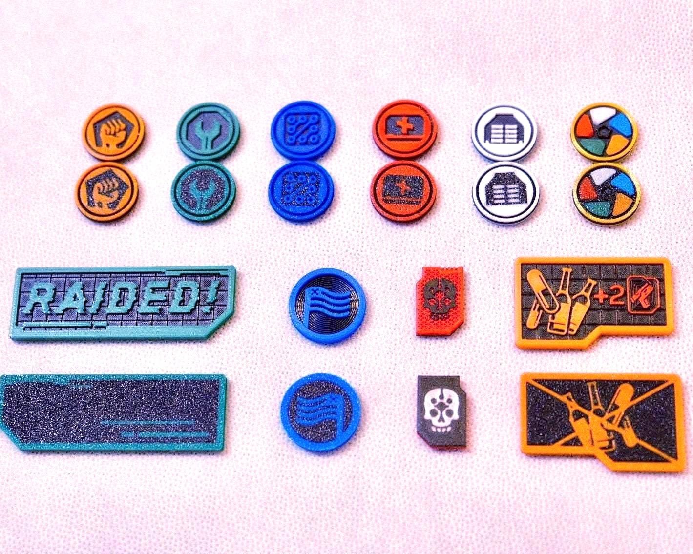 Cyberpunk 2077: Gangs of Night City Action Tokens - Etsy