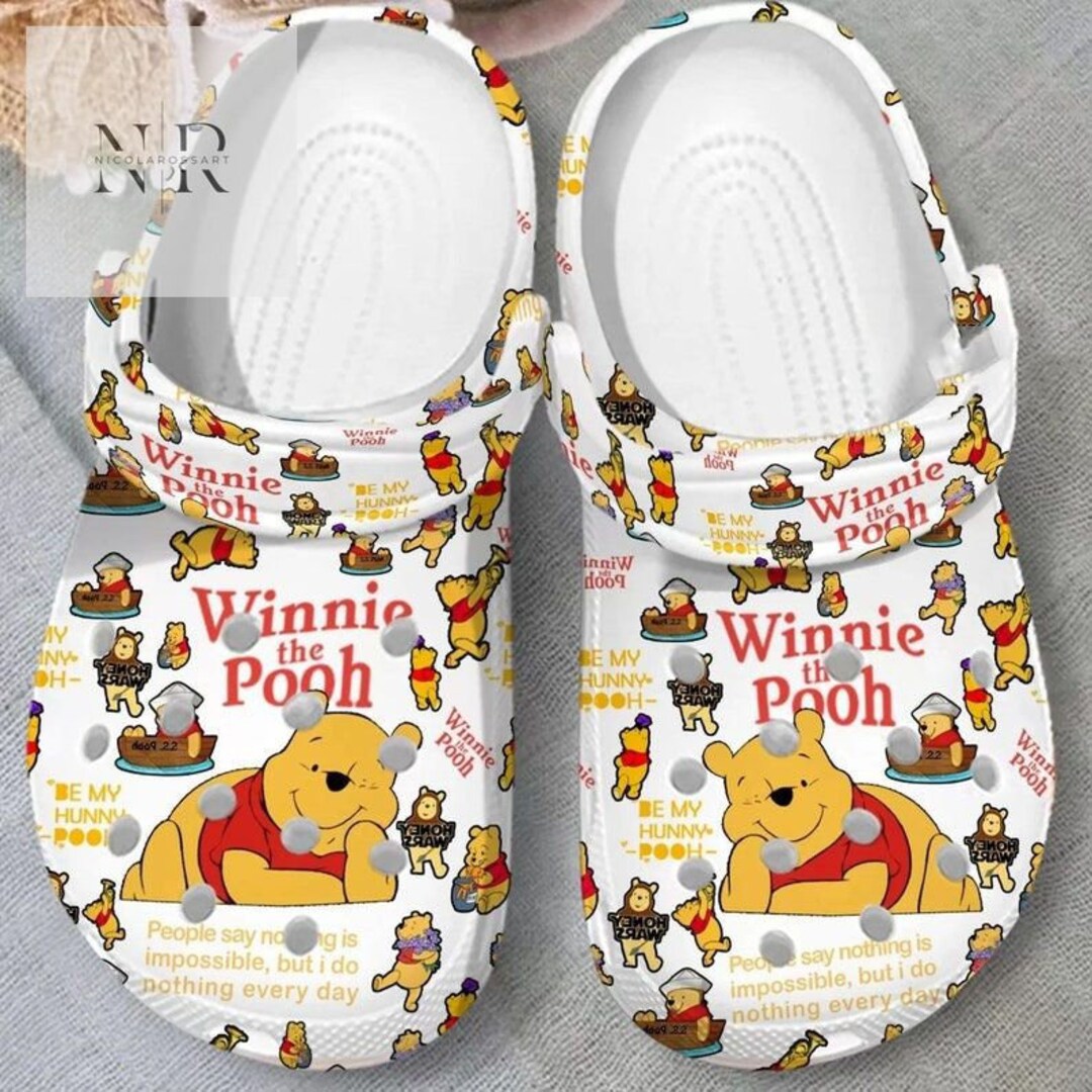 Winnie the Pooh Cartoon Movie Classic Clogs Shoes Winnie the - Etsy