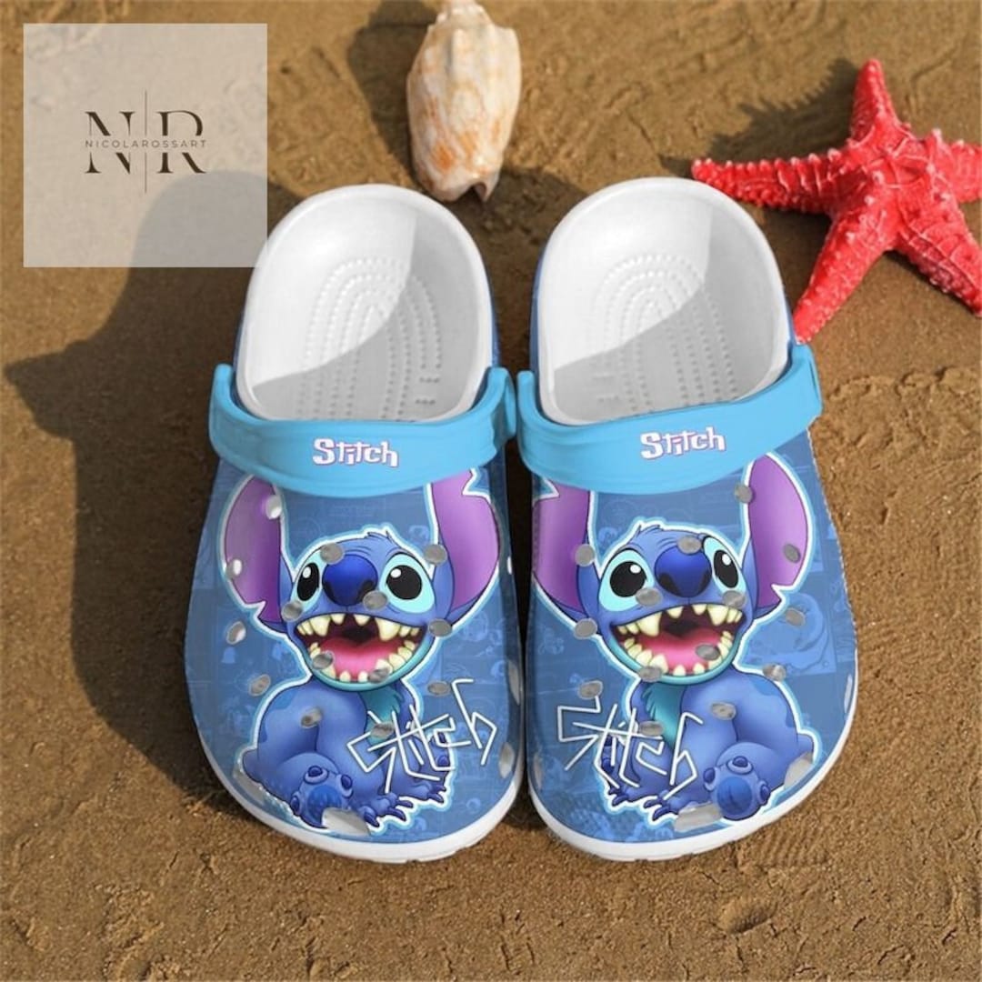 Stitch Clogs Stitch Slippers Stitch Kid/adult Clogs Funny - Etsy