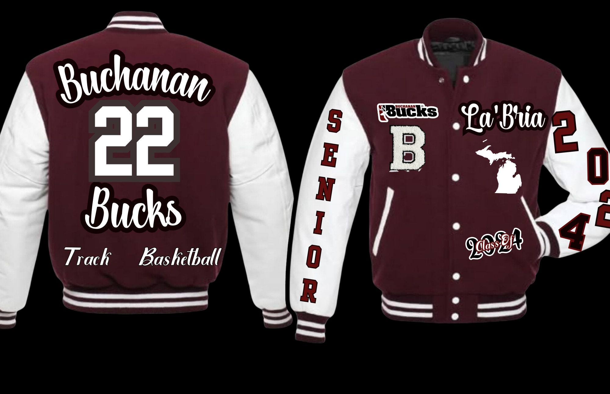 Custom Varsity Letterman Jackets - Etsy