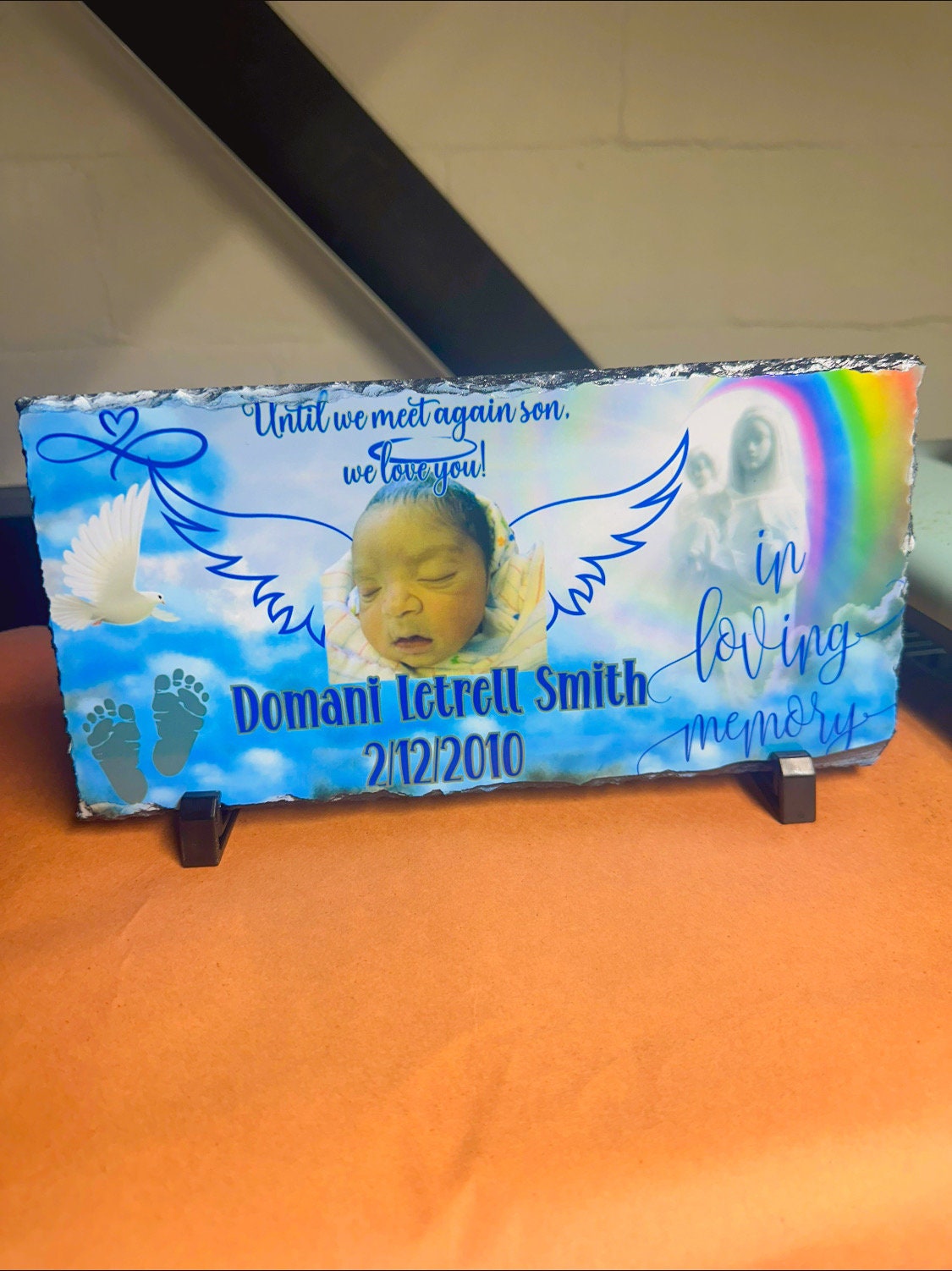 Memorial Plaque With Grave Marker Stand - Etsy