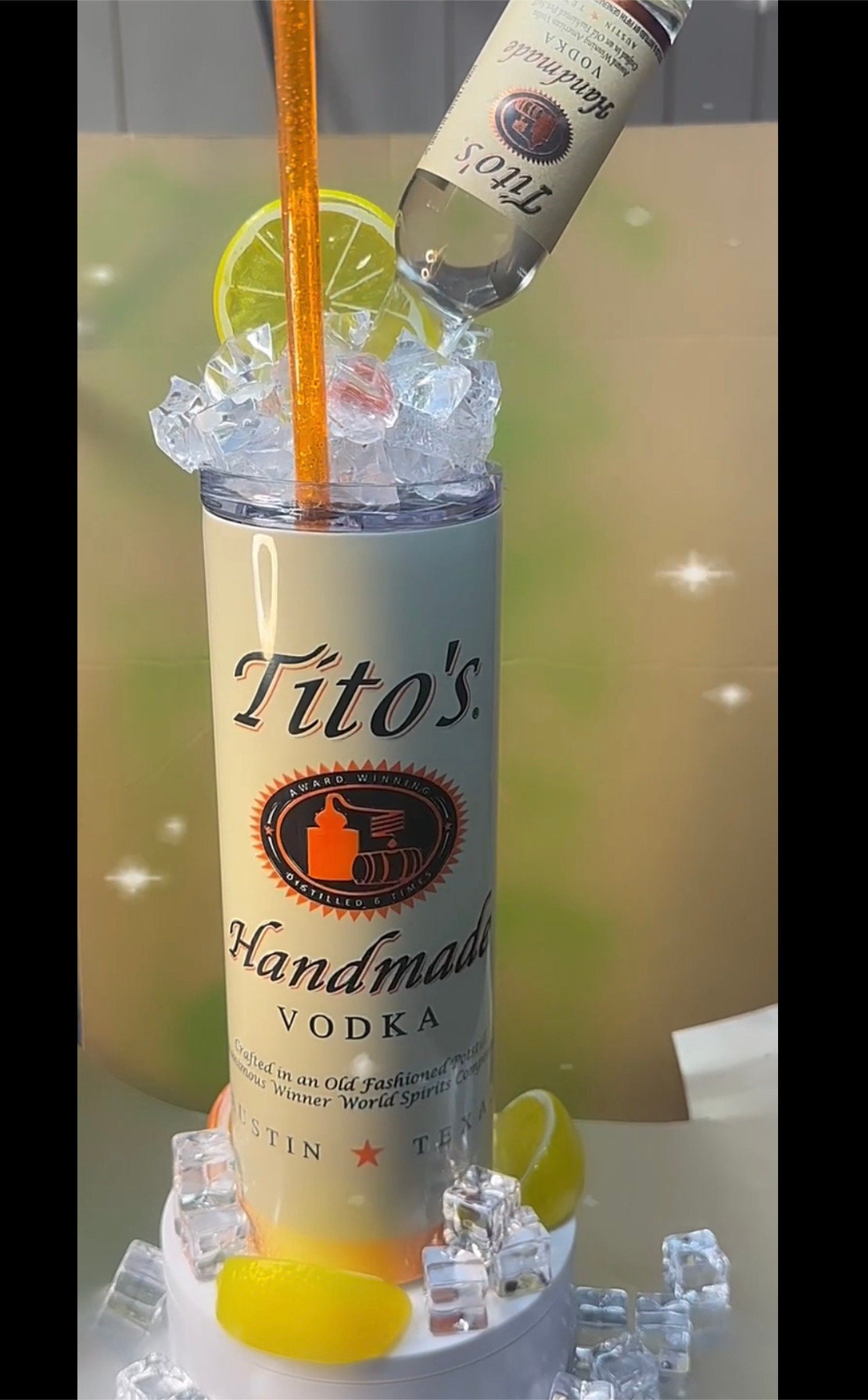 Titos Fruit/shot Topper 20 Oz Tumbler - Etsy