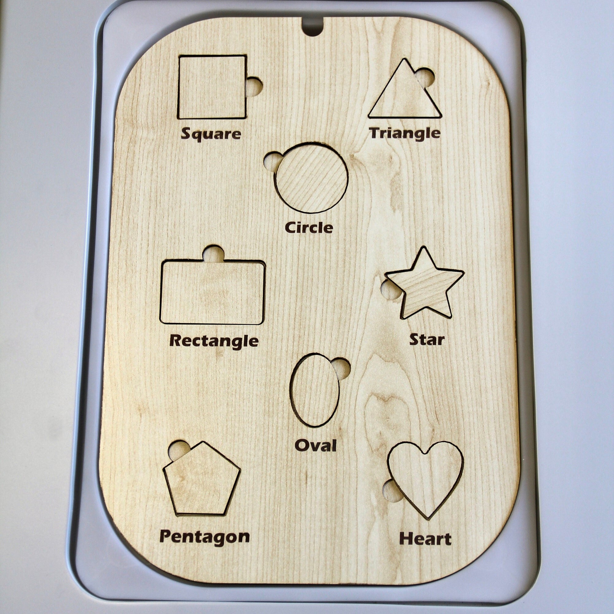 Shape Board Flisat Insert Wooden Insert Ikea Sensory Bin - Etsy