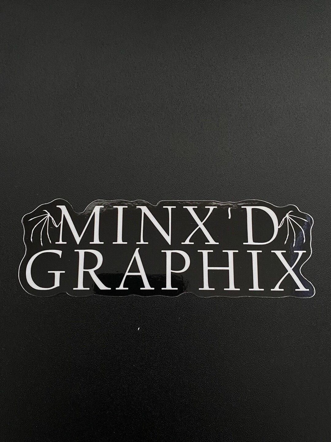 Minx'd Graphix Logo Sticker - Etsy