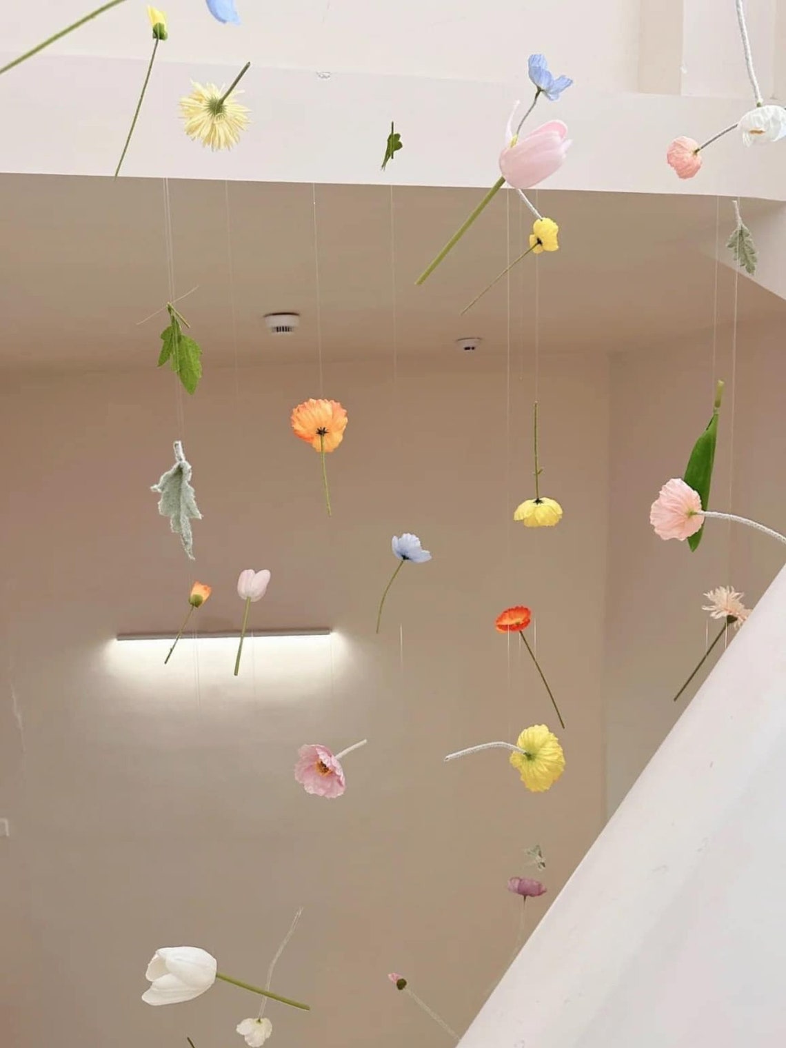 Hanging Flower Garland, Custom Hanging Flowers Kit, DIY Ceiling Flower ...