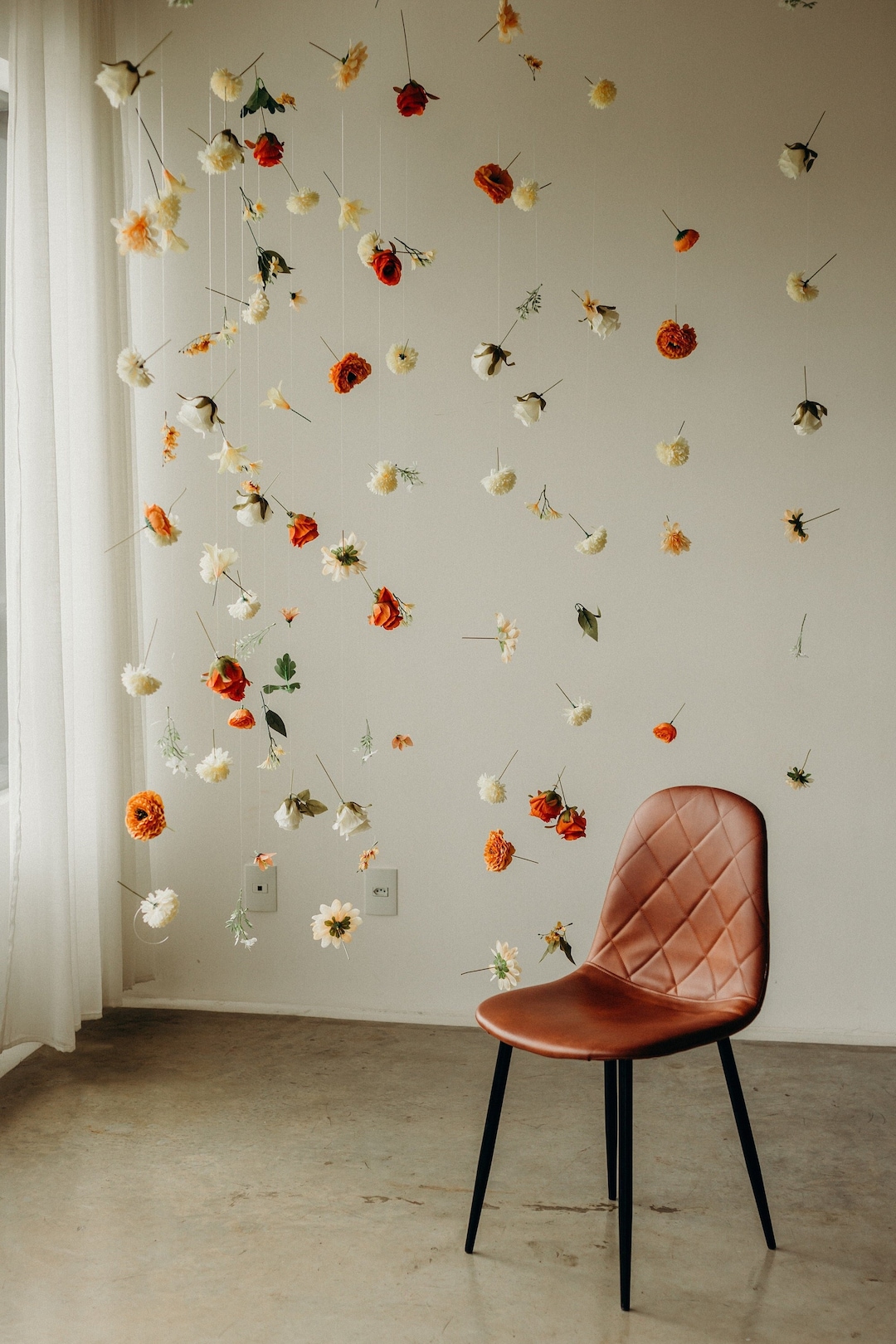 Hanging Flower Garland, Custom Hanging Flowers Kit, DIY Ceiling Flower ...