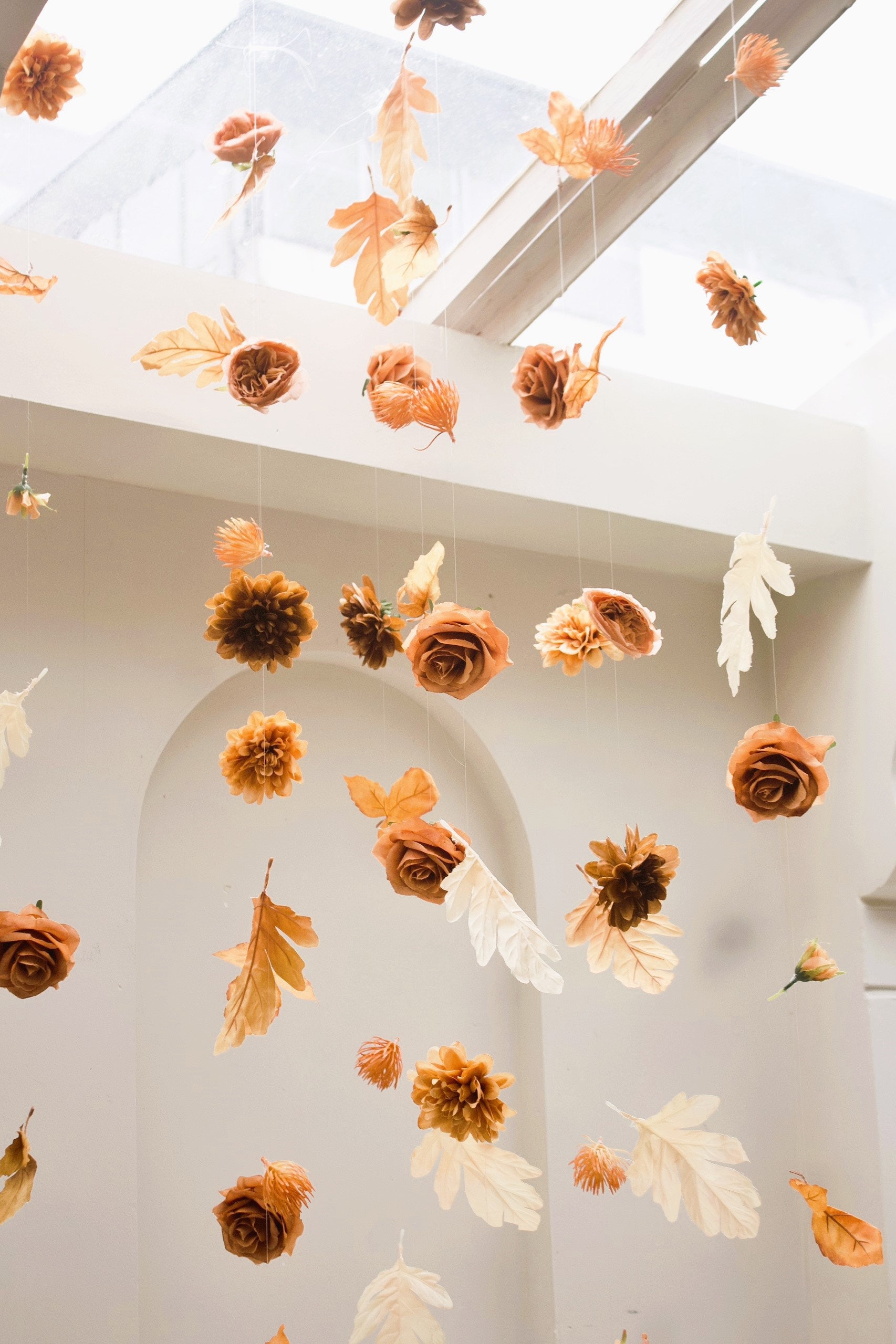 Hanging Flower Garland, Custom Hanging Flowers Kit, DIY Ceiling Flower ...