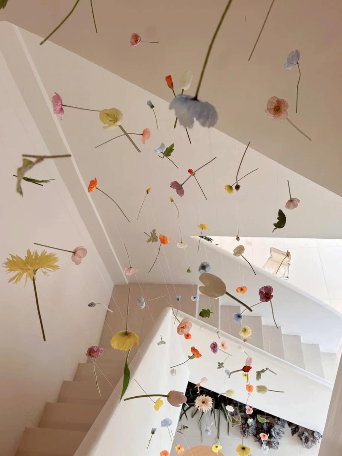 Hanging Flower Garland, Custom Hanging Flowers Kit, DIY Ceiling Flower ...