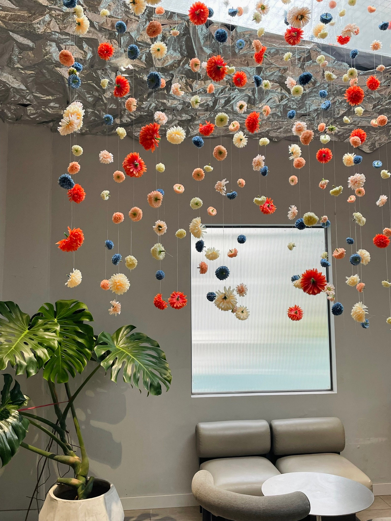 Hanging Flower Garland, Custom Hanging Flowers Kit, DIY Ceiling Flower ...