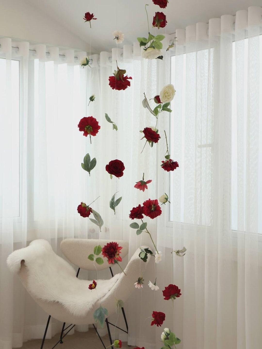 Hanging Flower Garland Custom Hanging Flowers Kit DIY - Etsy
