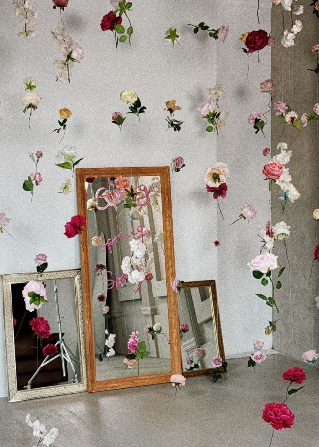 Hanging Flower Garland, Custom Hanging Flowers Kit, DIY Ceiling Flower ...