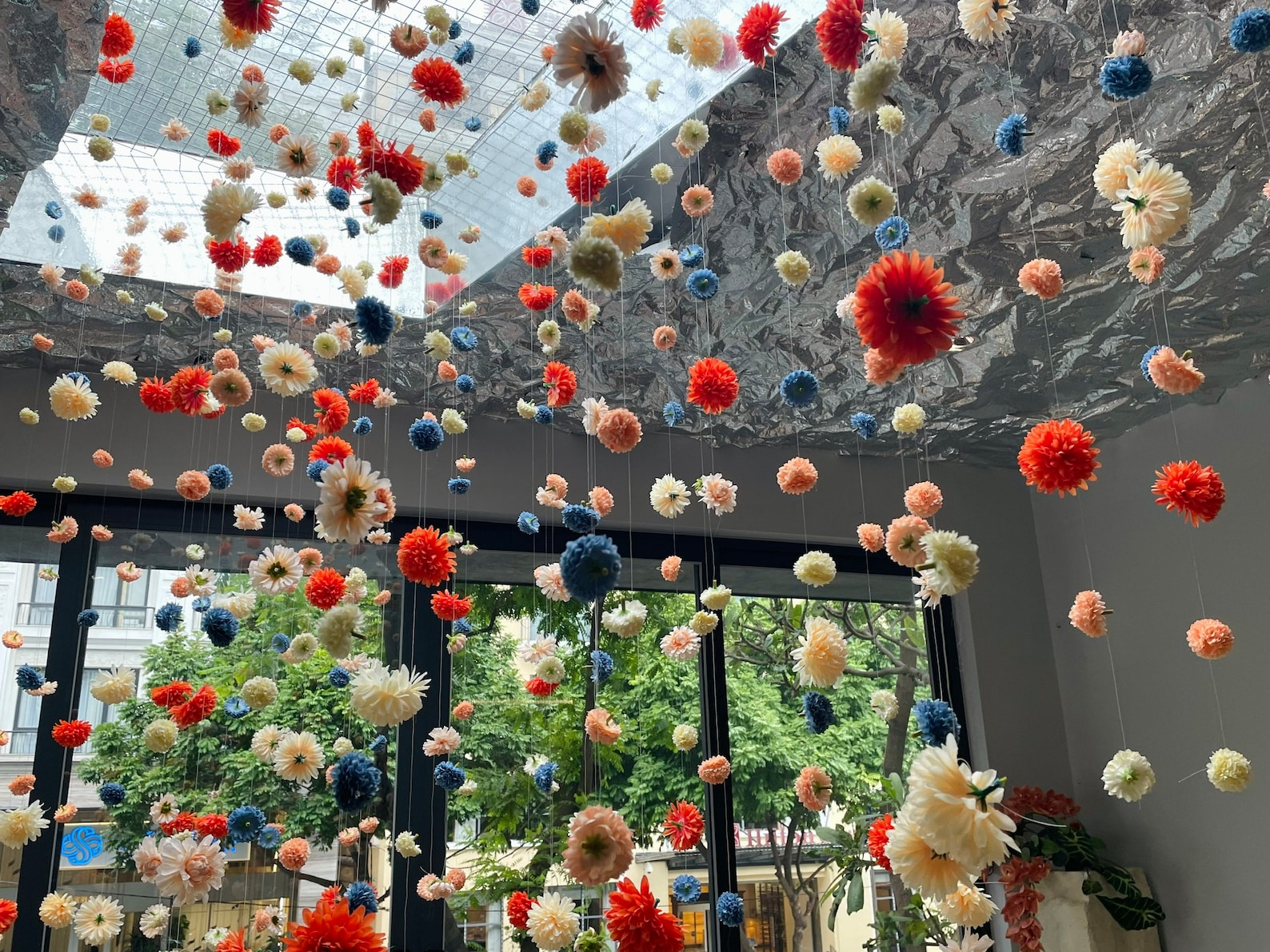 Hanging Flower Garland, Custom Hanging Flowers Kit, DIY Ceiling Flower ...