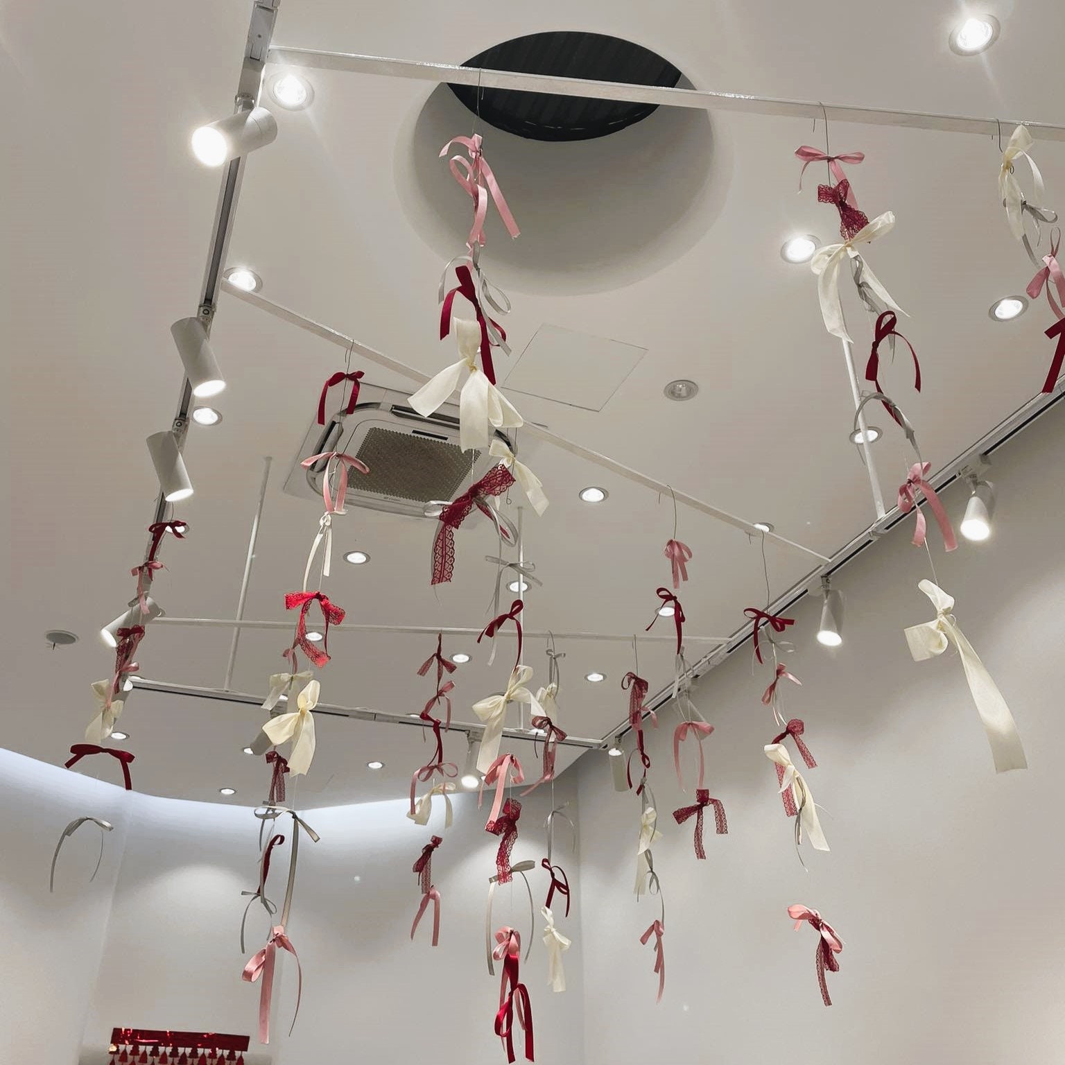 Hanging Coquette Garland, Custom Hanging Ribbon Bow, Coquette Bow ...