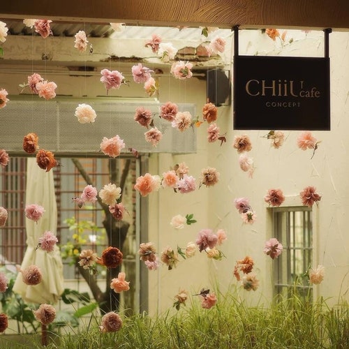 Floating Flower Wall Hanging Backdrop Hanging Flower Garland - Etsy