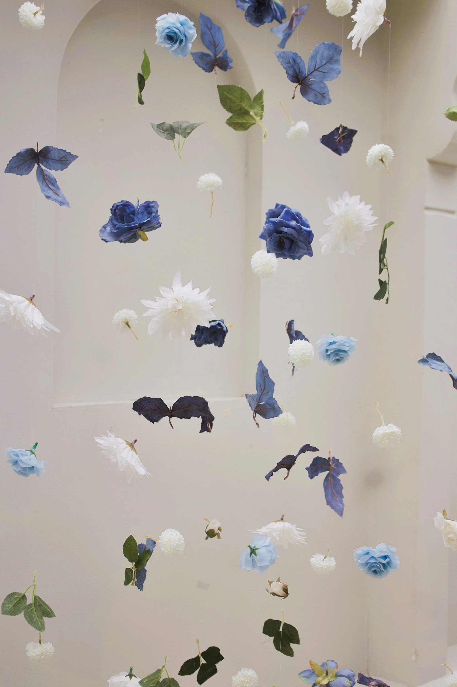 Hanging Flower Garland, Custom Hanging Flowers Kit, DIY Ceiling Flower ...