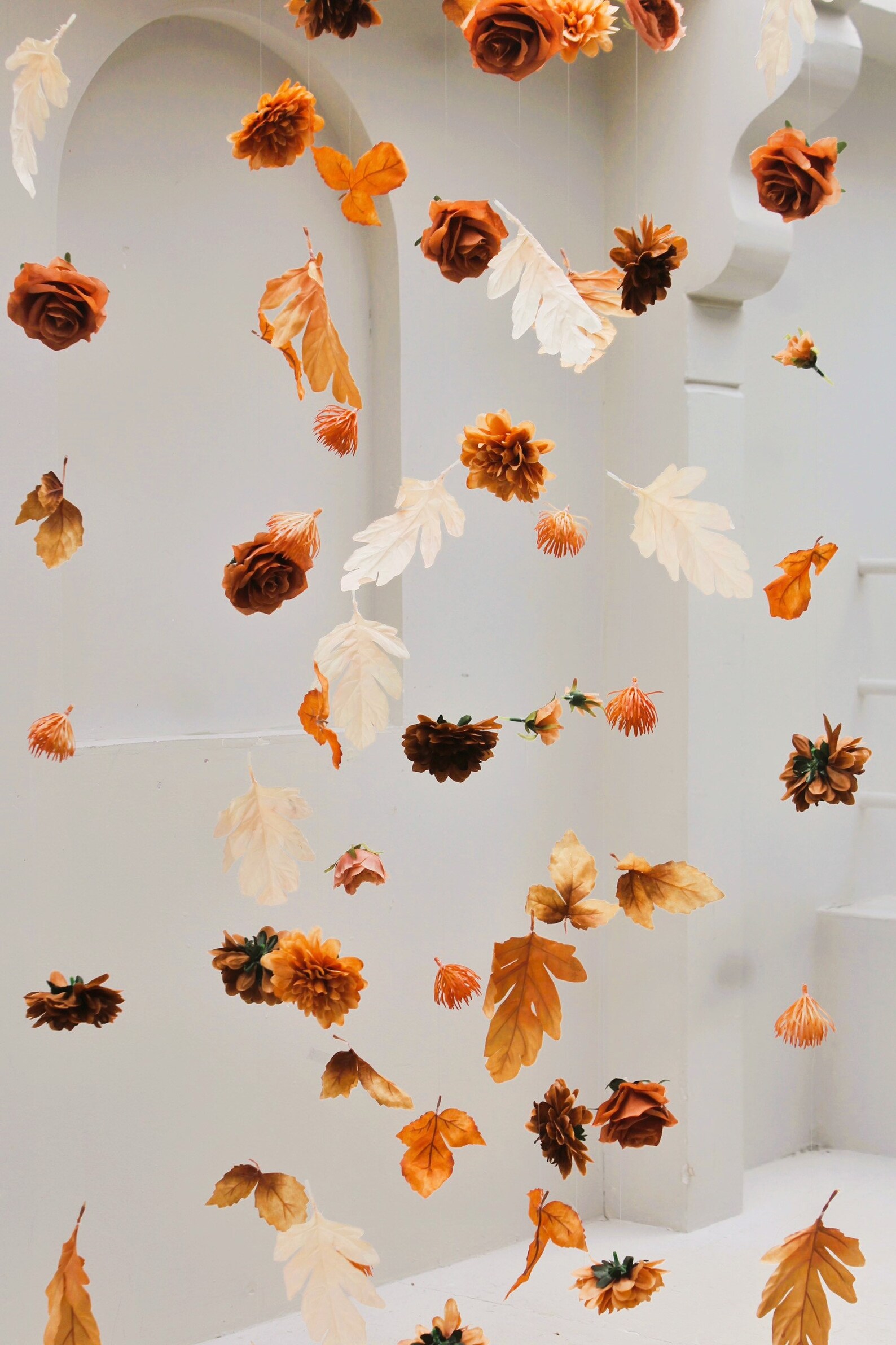 Hanging Flower Garland, Custom Hanging Flowers Kit, DIY Ceiling Flower ...