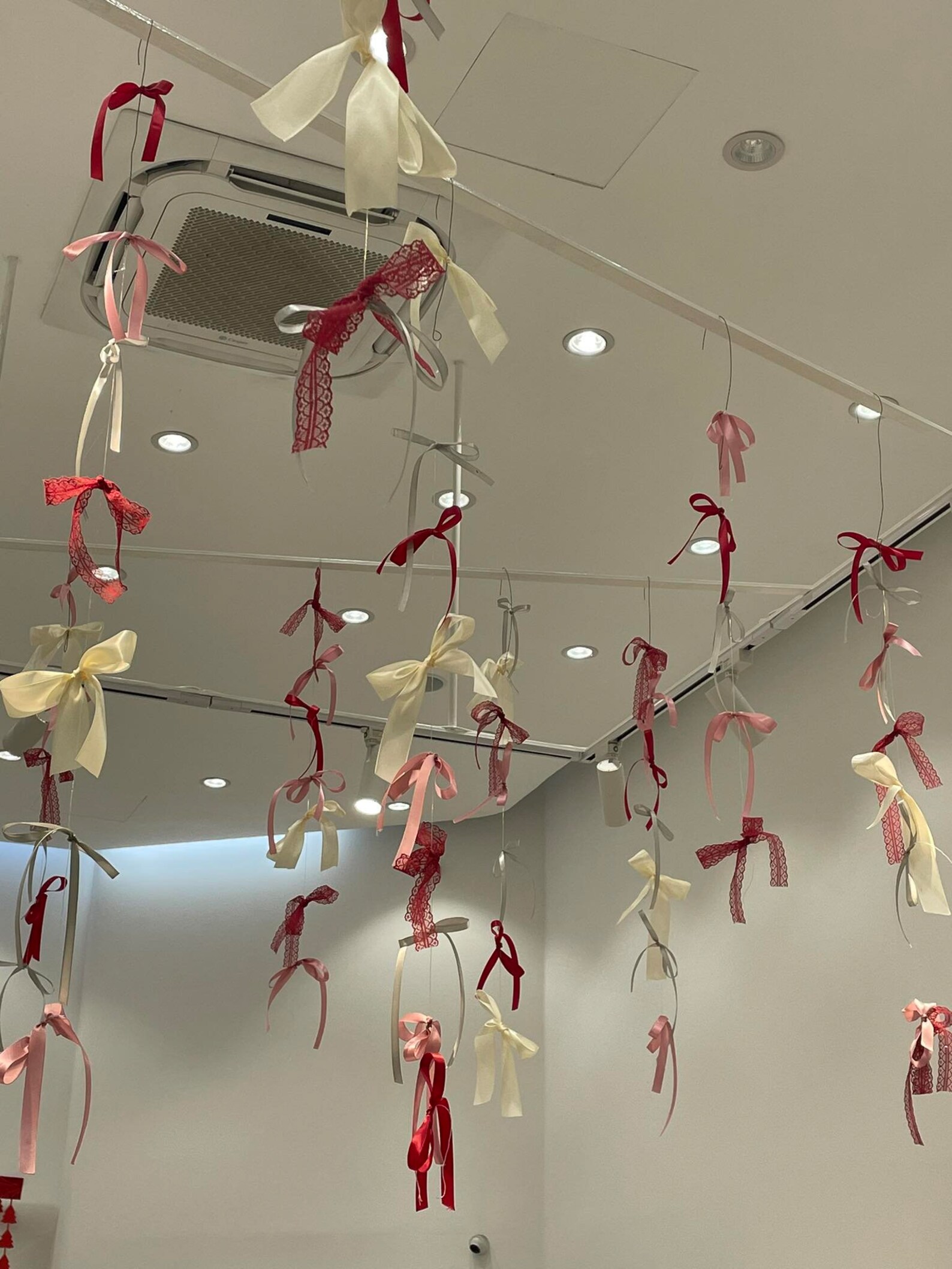 Hanging Coquette Garland, Custom Hanging Ribbon Bow, Coquette Bow ...