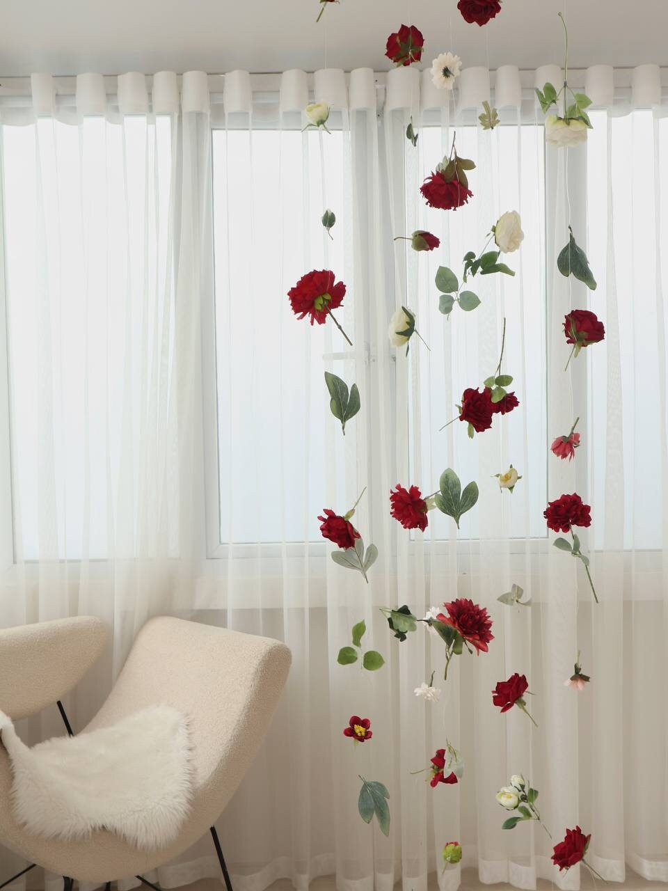 Hanging Flower Garland, Custom Hanging Flowers Kit, DIY Ceiling Flower ...