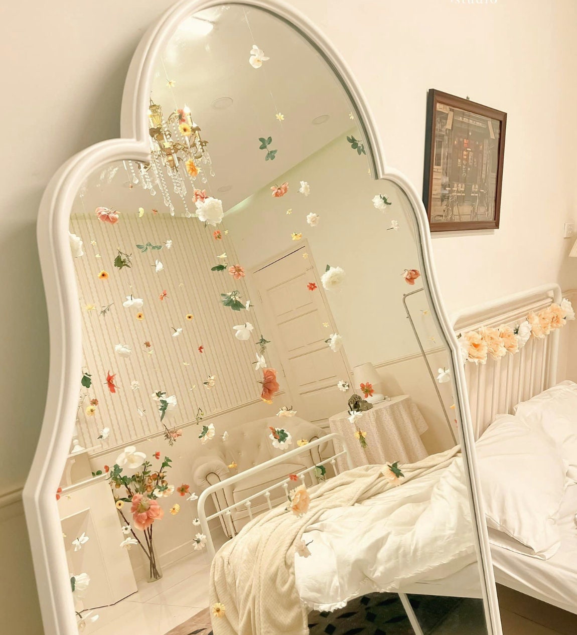 Floating Flower Wall Hanging Backdrop Hanging Flower Garland - Etsy