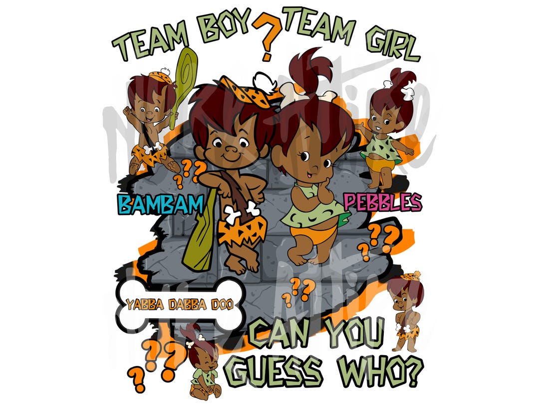 Yabba Dabba Doo Gender Reveal T-shirt Png - Etsy