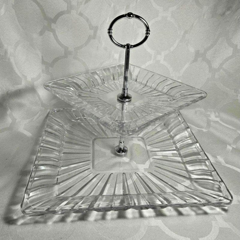 Crystal Serving Tray - Etsy