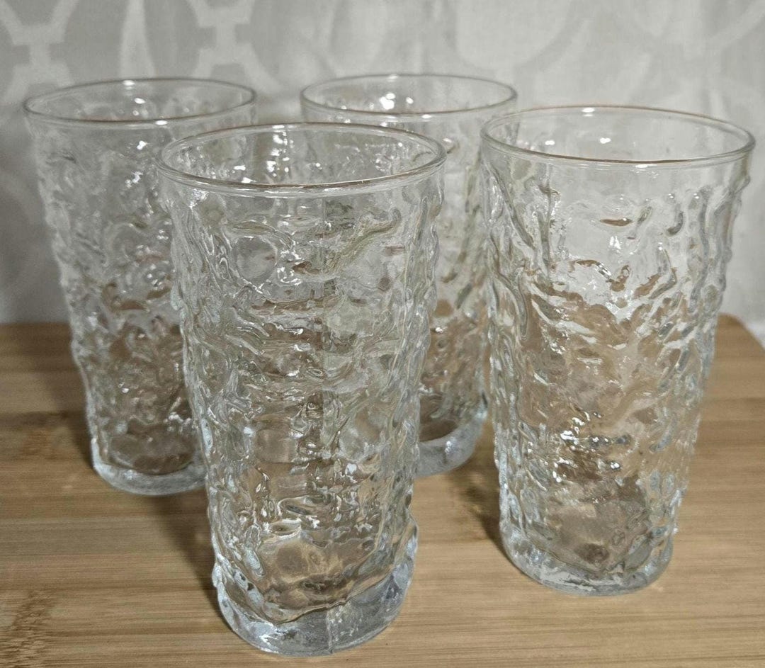 Vintage Anchor Hocking Milano Clear Drinking Glasses. Anchor Hocking ...