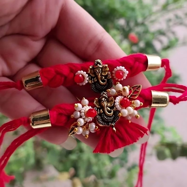 Couple Rakhi Set: Celebrate Raksha Bandhan in Style - Etsy