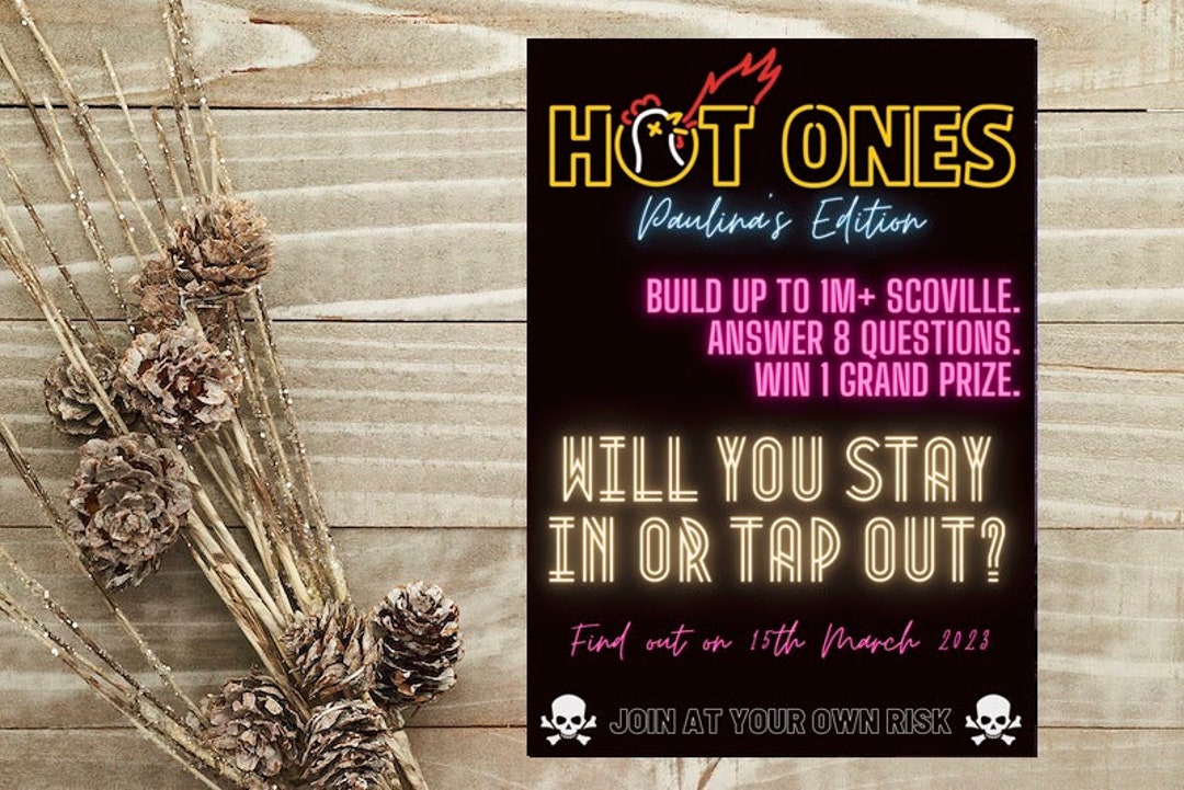 Hot Ones Party & Invite - Etsy