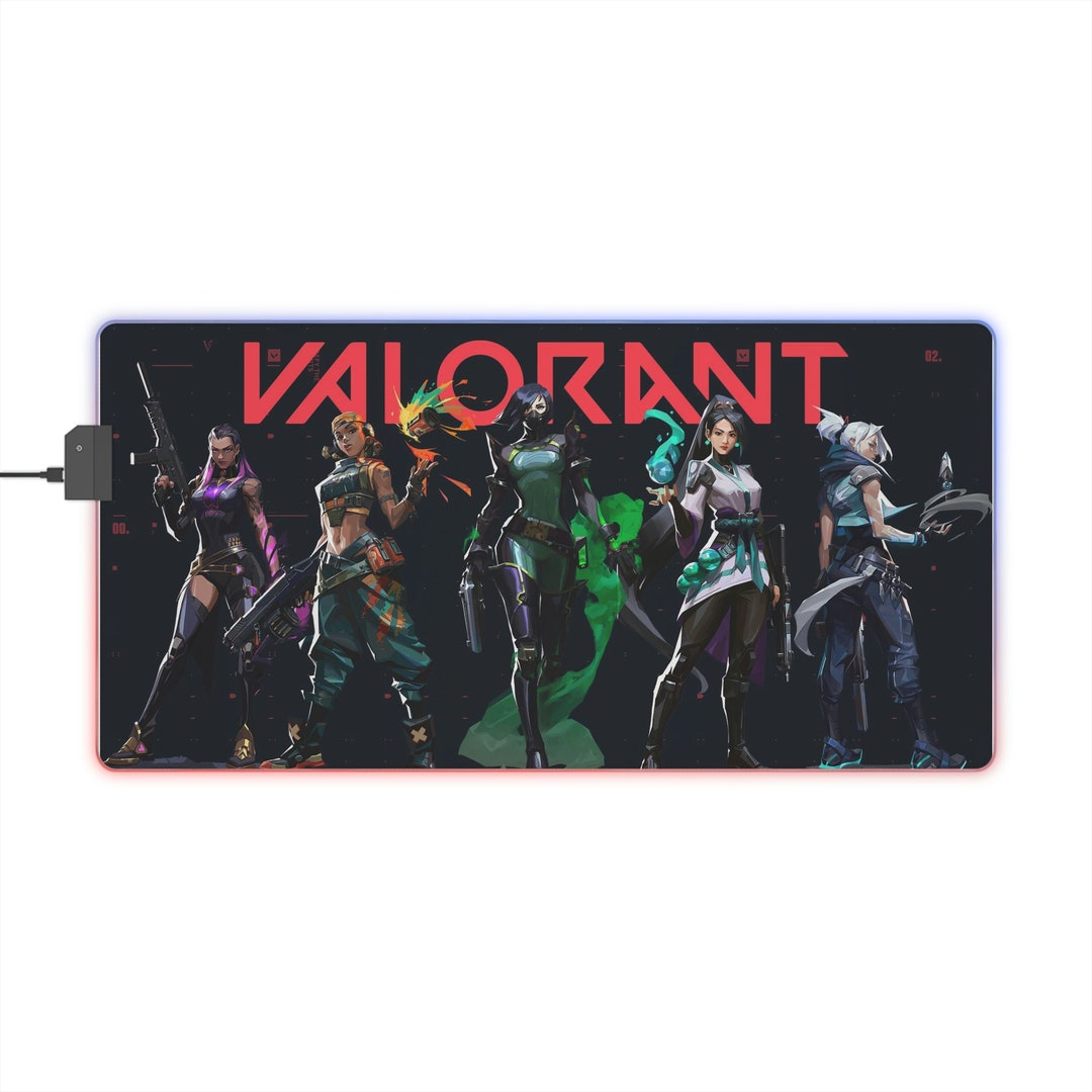 LED Gaming Mousepad - Valorant Crew - Etsy