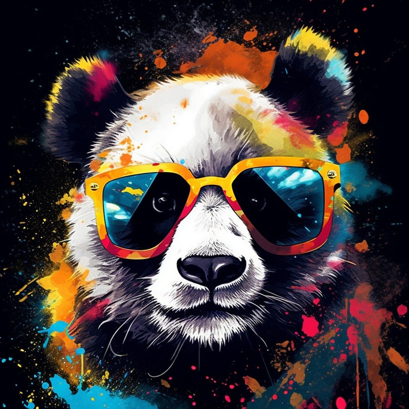 Panda Wall Art - Etsy