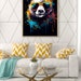 Panda in Sunglasses Portrait. Colorful Panda Print. Cool Looking Panda ...