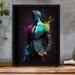 Guy in Suit Colorful Modern Art Portrait. Abstract Art. Instant ...