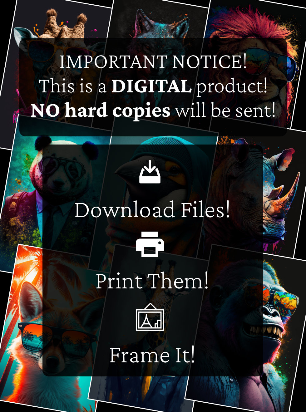 Colorful Octopus Portrait Poster. Sea Life Art. Modern Art Octopus ...